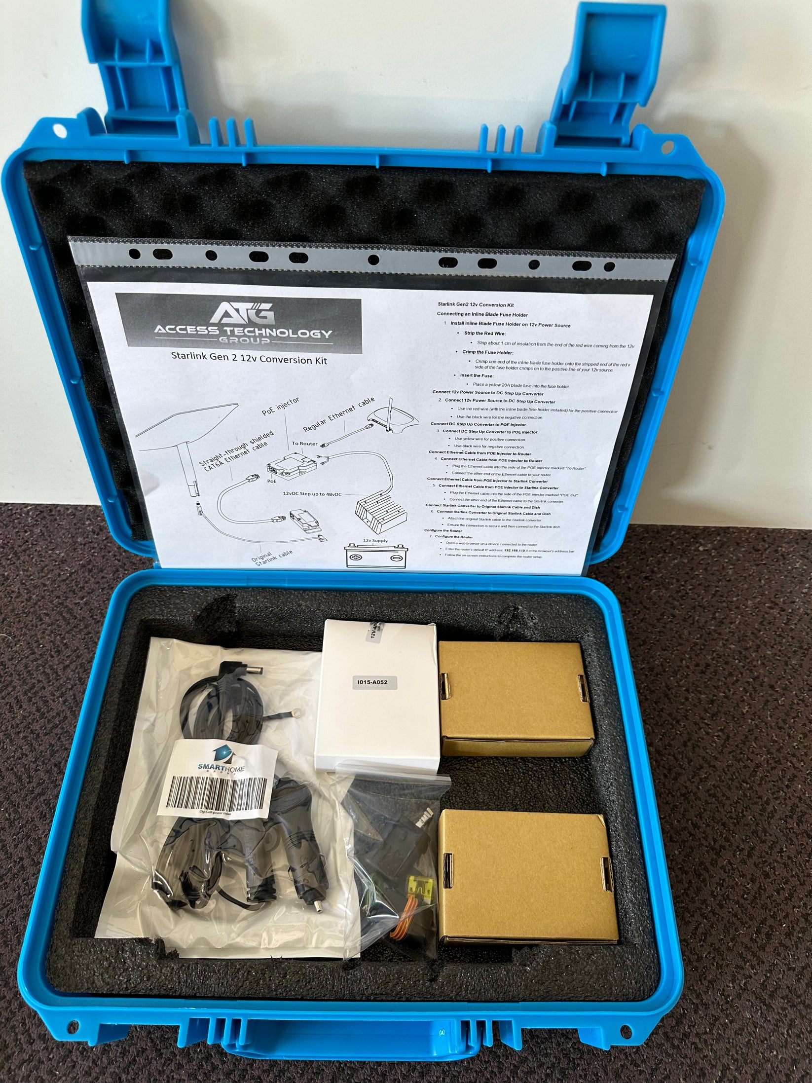 Starlink 12 Volt Power Conversion kit Plug and play with 12V Ruijie Ro ...