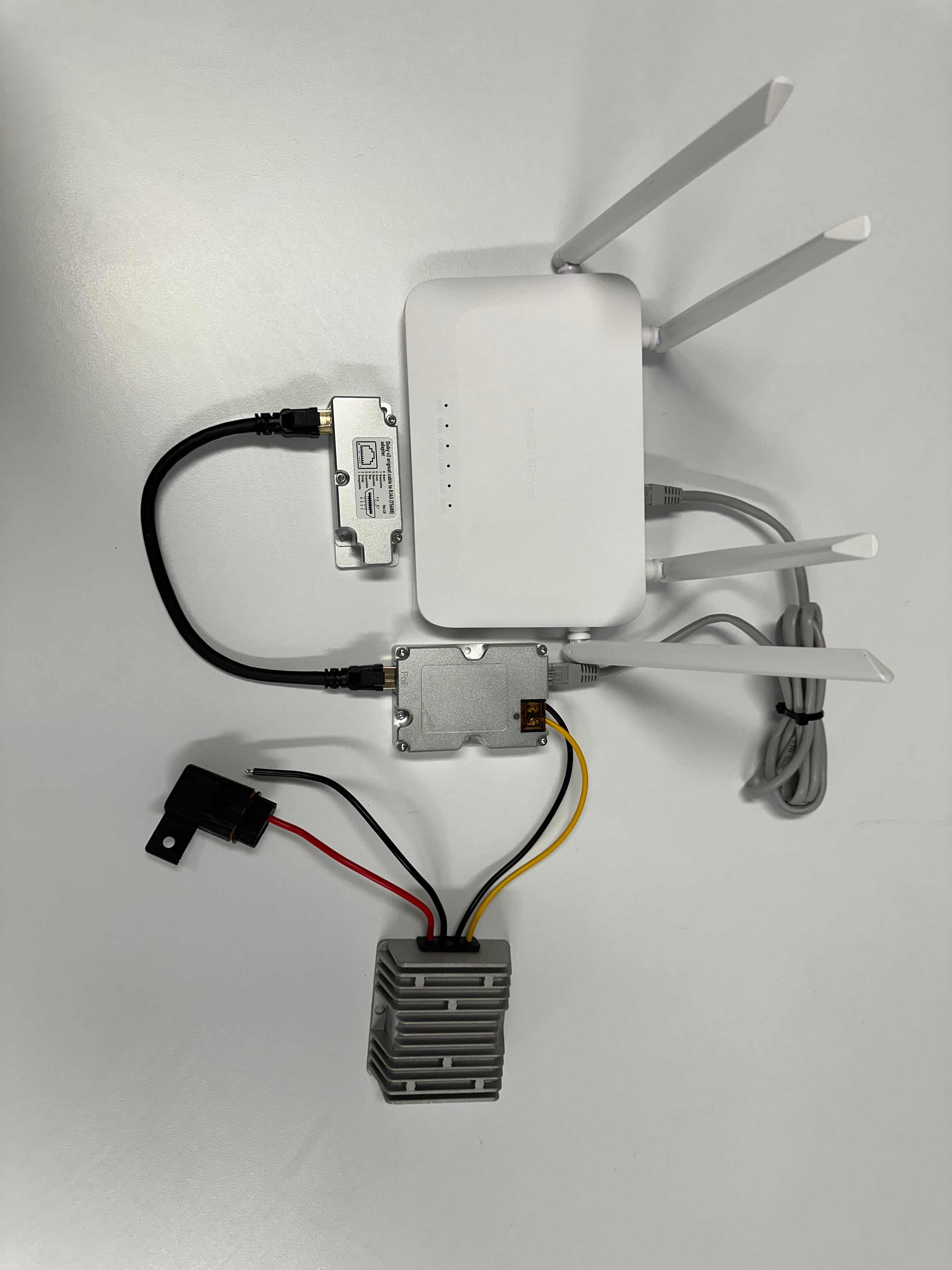 Starlink 12 Volt Power Conversion kit Plug and play with 12V Ruijie Ro ...